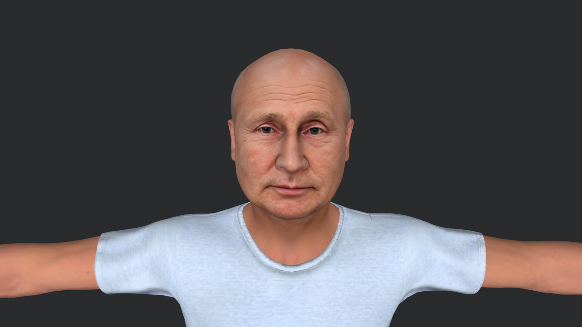 Vladimir Putin Hyper Realistic Fully Rigged Character - 3D Model by ...