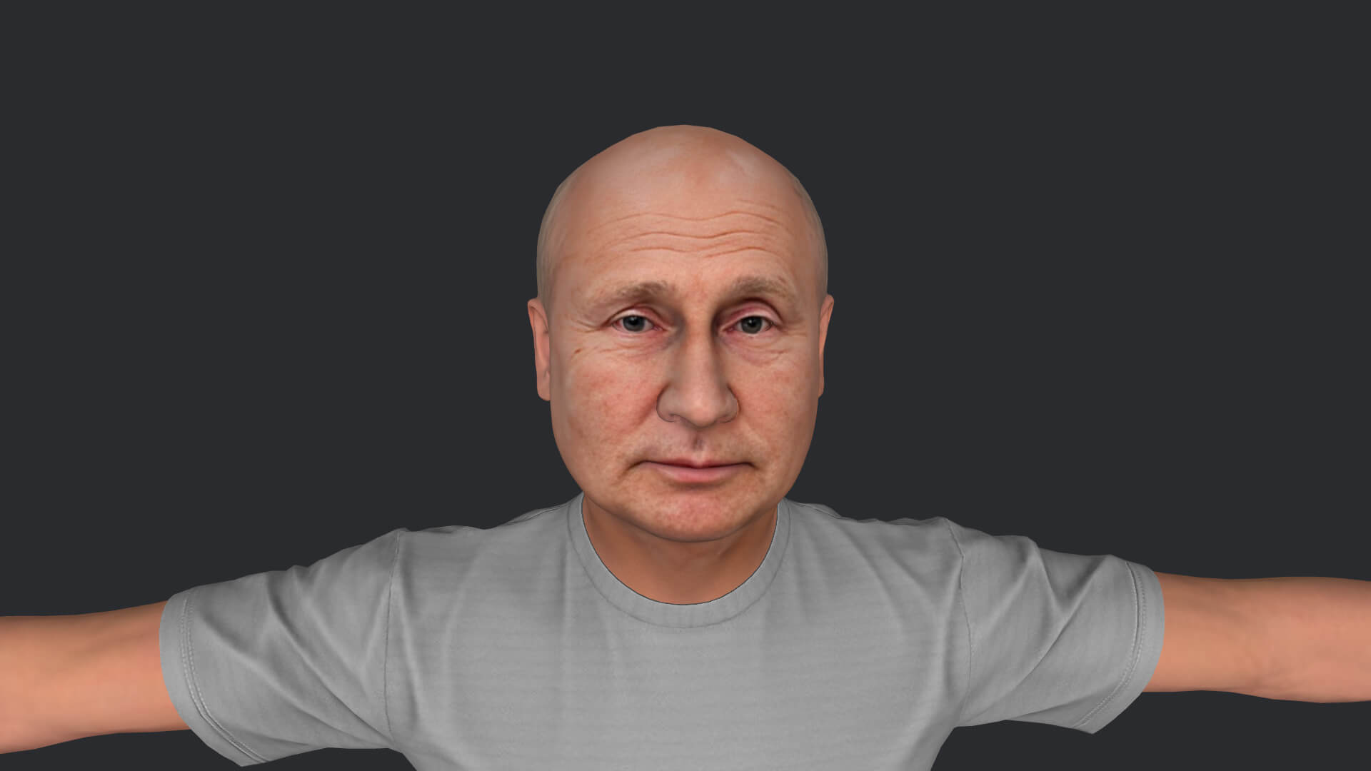 Vladimir Putin Hyper Realistic Fully Rigged Character - 3D Model by ...