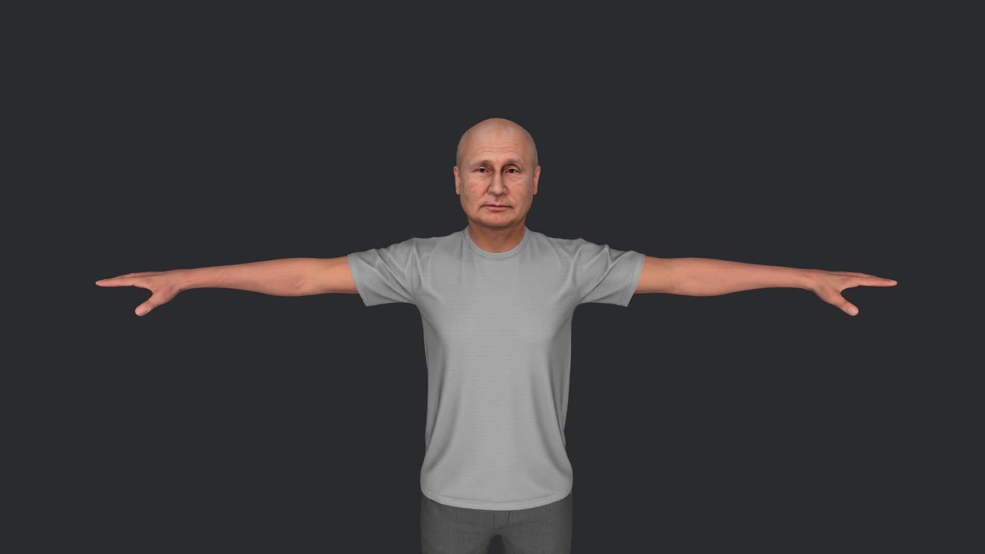 Vladimir Putin Hyper Realistic Fully Rigged Character - 3D Model by ...