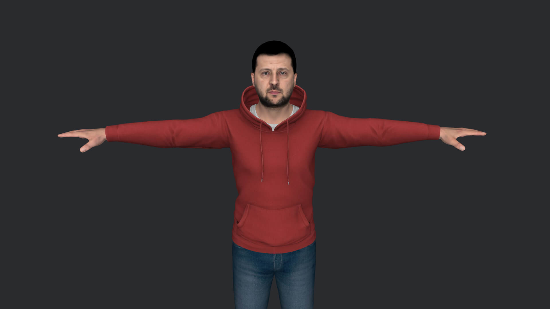Volodymyr Zelenskyy Hyper Realistic Fully Rigged Character - 3D Model ...