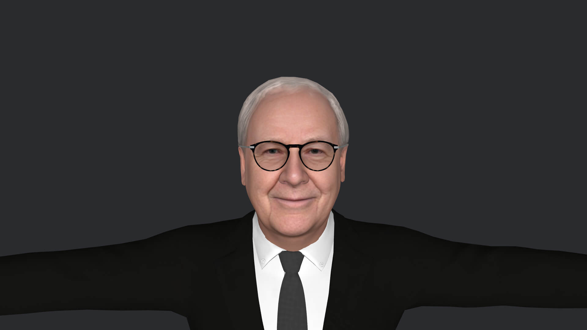 Warren Buffett Realistic Full Body Fully Rigged Character - 3D Model by ...