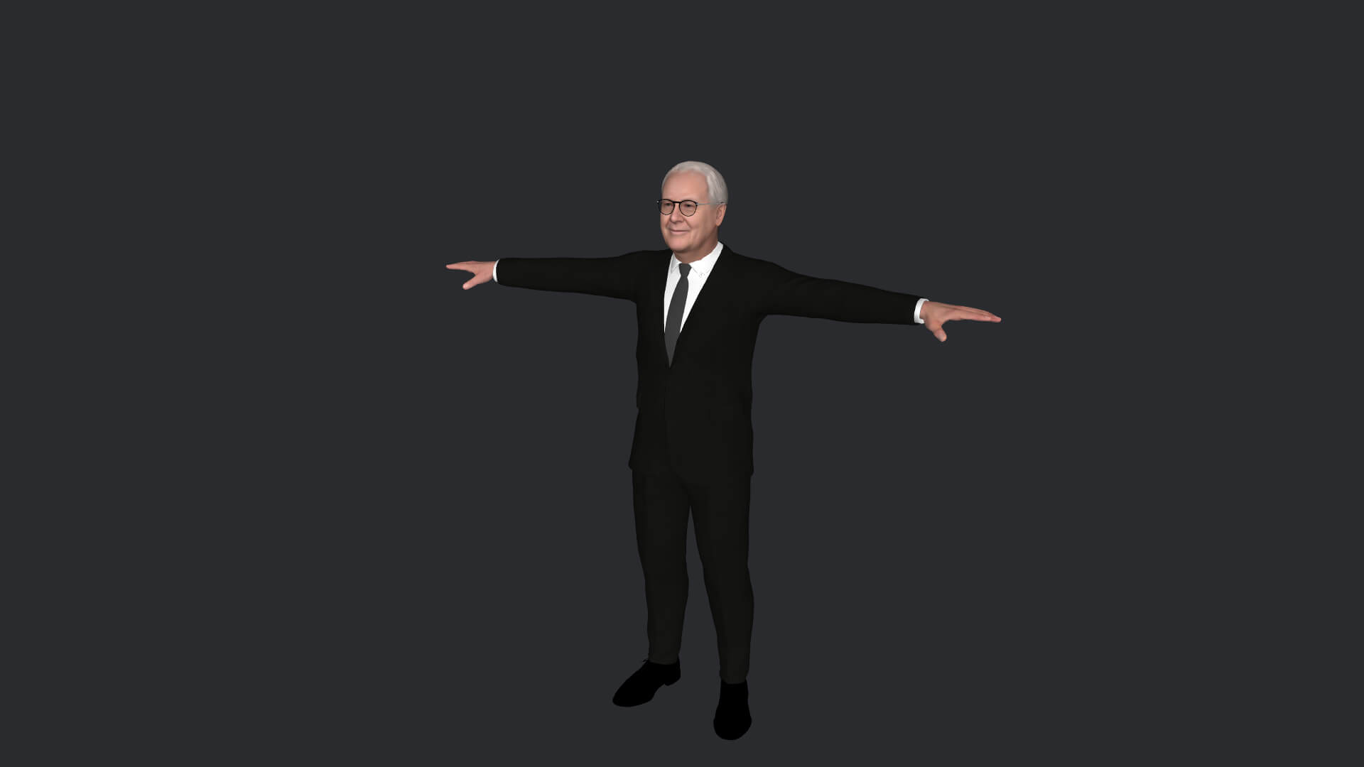 Warren Buffett Realistic Full Body Fully Rigged Character - 3D Model by ...