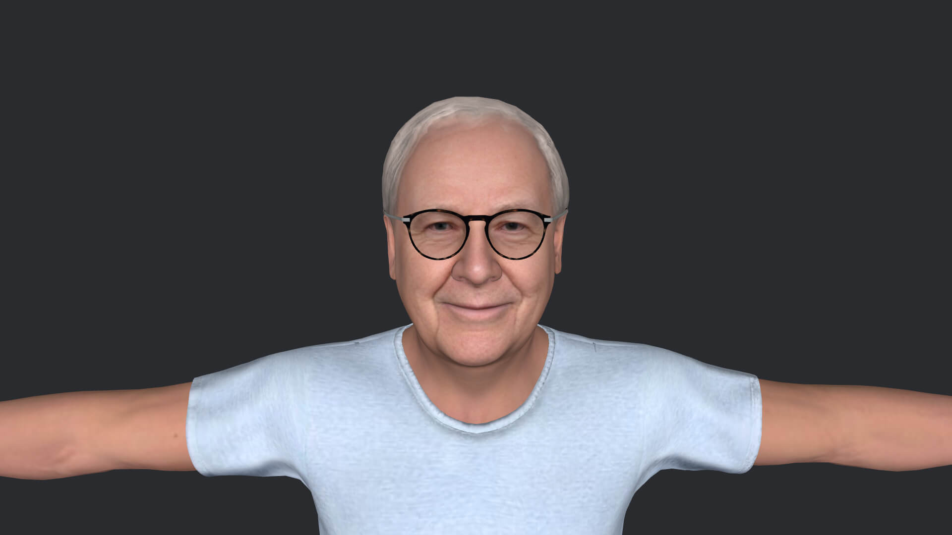 Warren Buffett Realistic Full Body Fully Rigged Character - 3D Model by ...