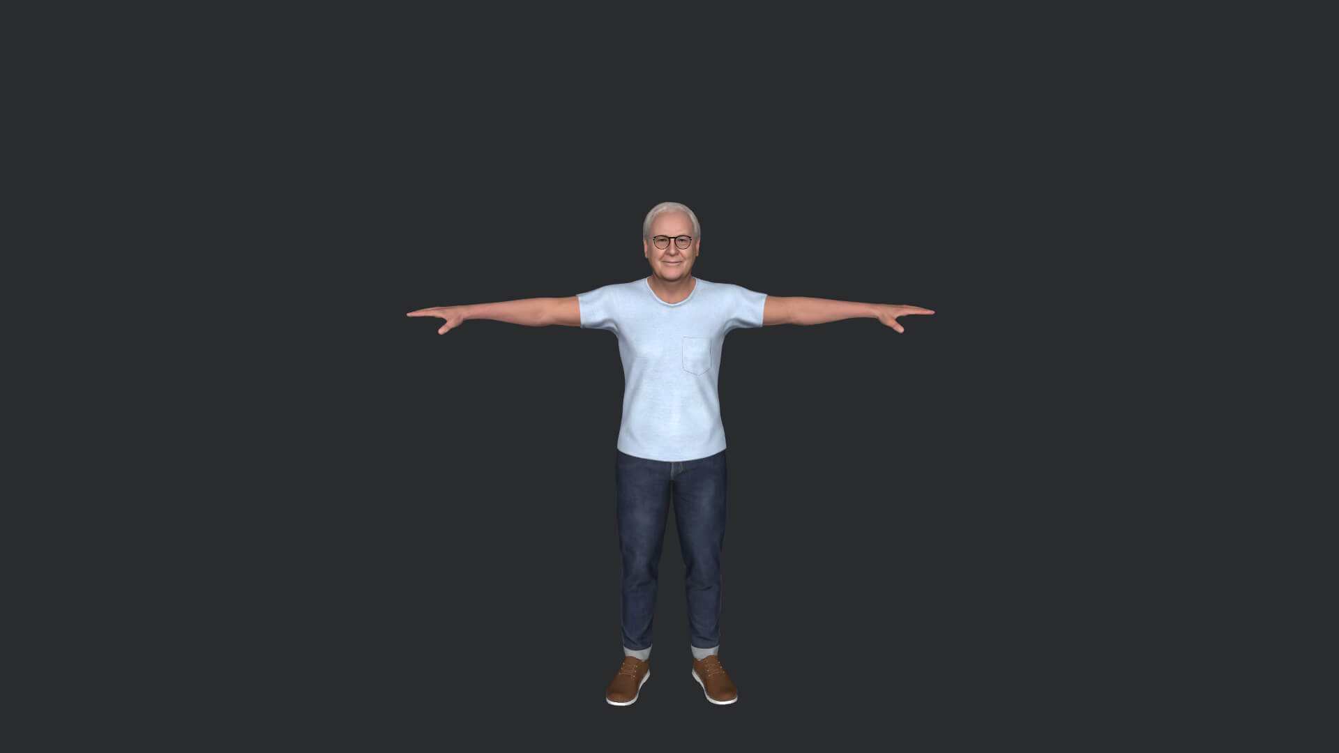 Warren Buffett Realistic Full Body Fully Rigged Character - 3D Model by ...