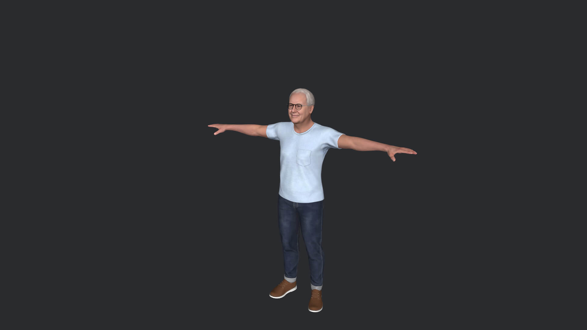 Warren Buffett Realistic Full Body Fully Rigged Character - 3D Model by ...