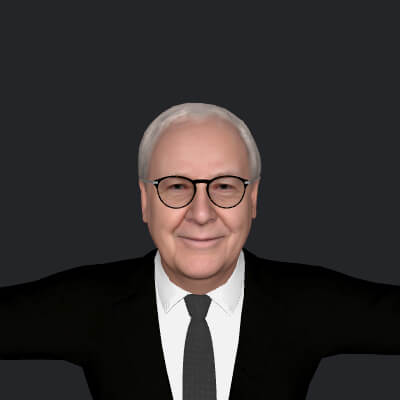 Warren Buffett Realistic Full Body Fully Rigged Character - 3D Model by ...