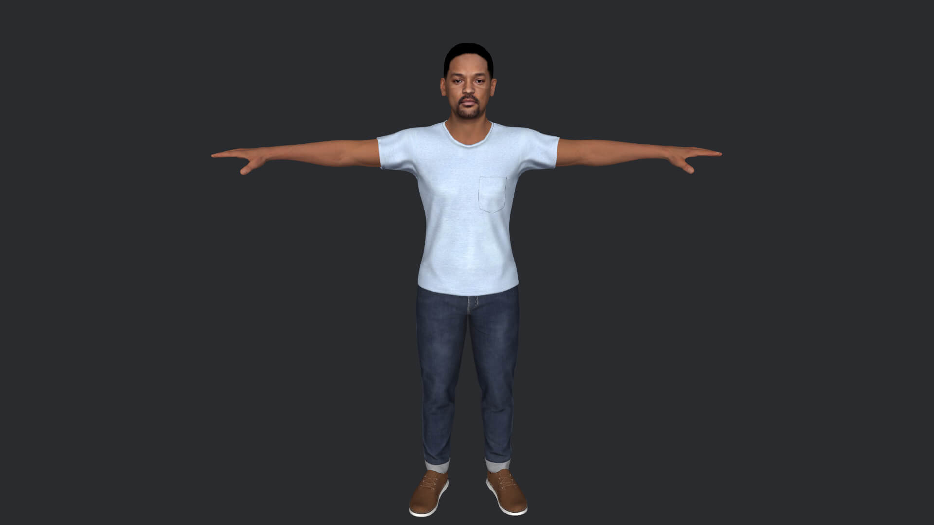 Will Smith Hyper Realistic Full Body Rigged Character - 3D Model by ...
