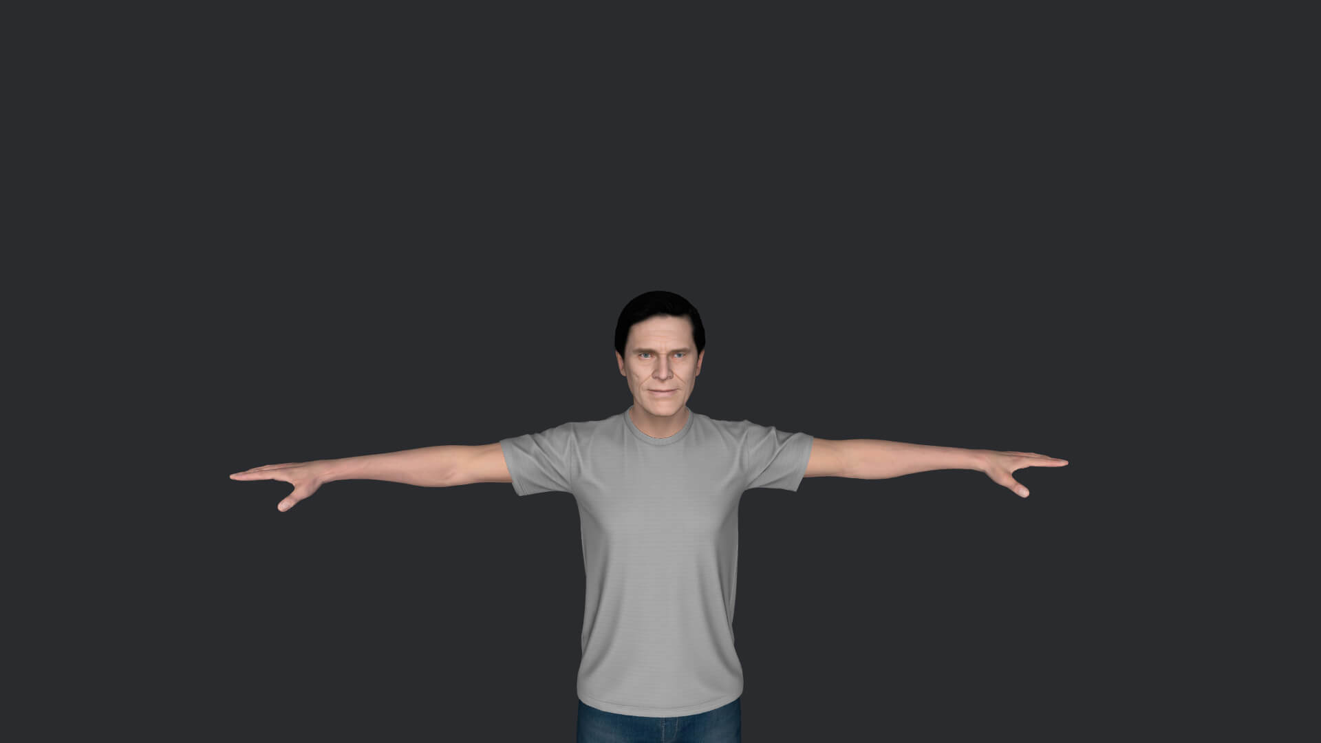 Willem Dafoe Realistic Full Body Fully Rigged Character - 3D Model by ...