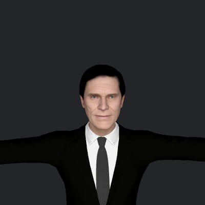 Willem Dafoe Realistic Full Body Fully Rigged Character - 3D Model by ...