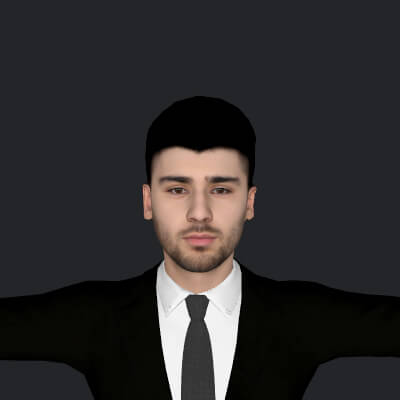 Zayn Malik Realistic Full Body Fully Rigged Character - 3D Model by ...