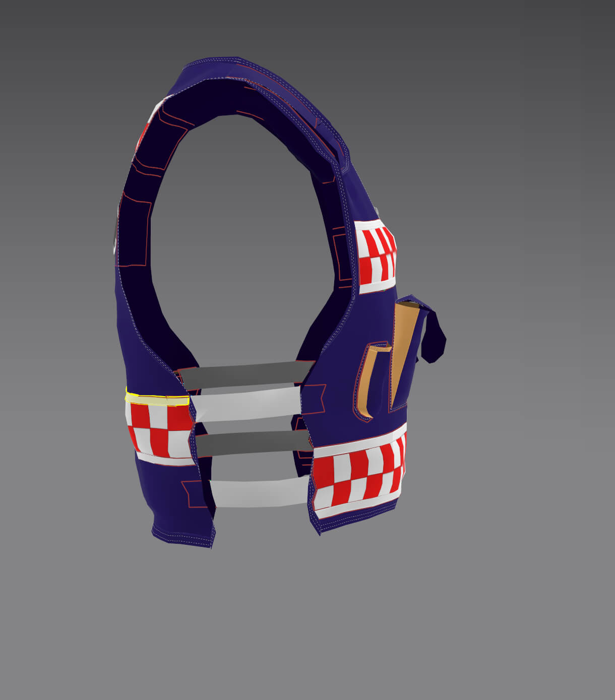 Generic Paramedic Vest - 3D Model by MetaCortex