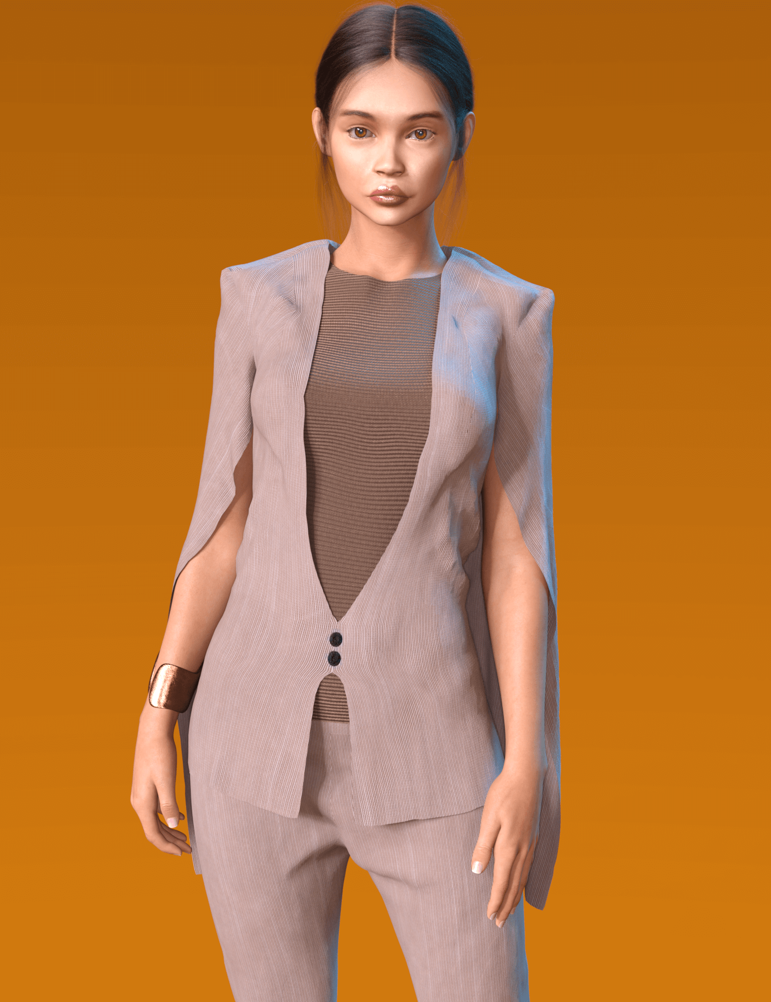 Cape Suit 3D Render, Digital Art by metagenesis