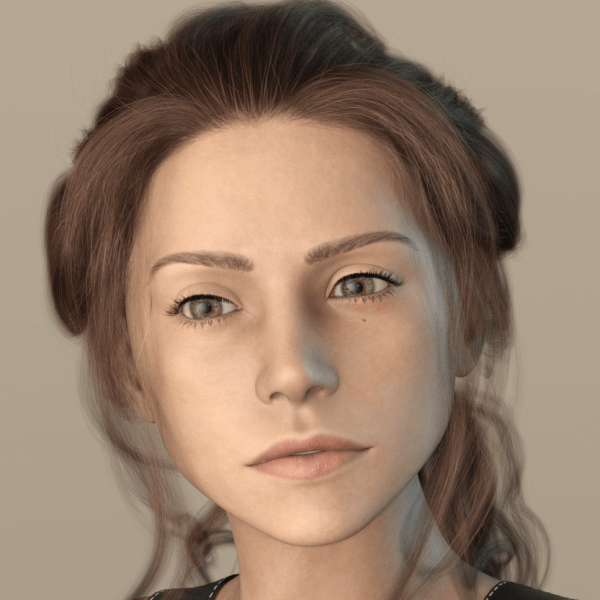 Work in progress Anime Girl 3D Render | RenderHub Gallery