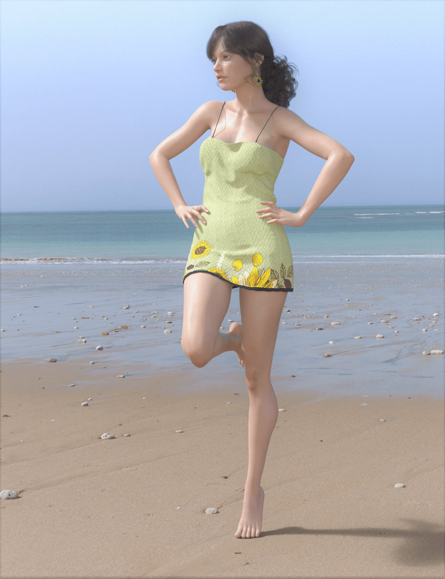 Sunflower Breeze work in progress 3D Render | RenderHub Gallery