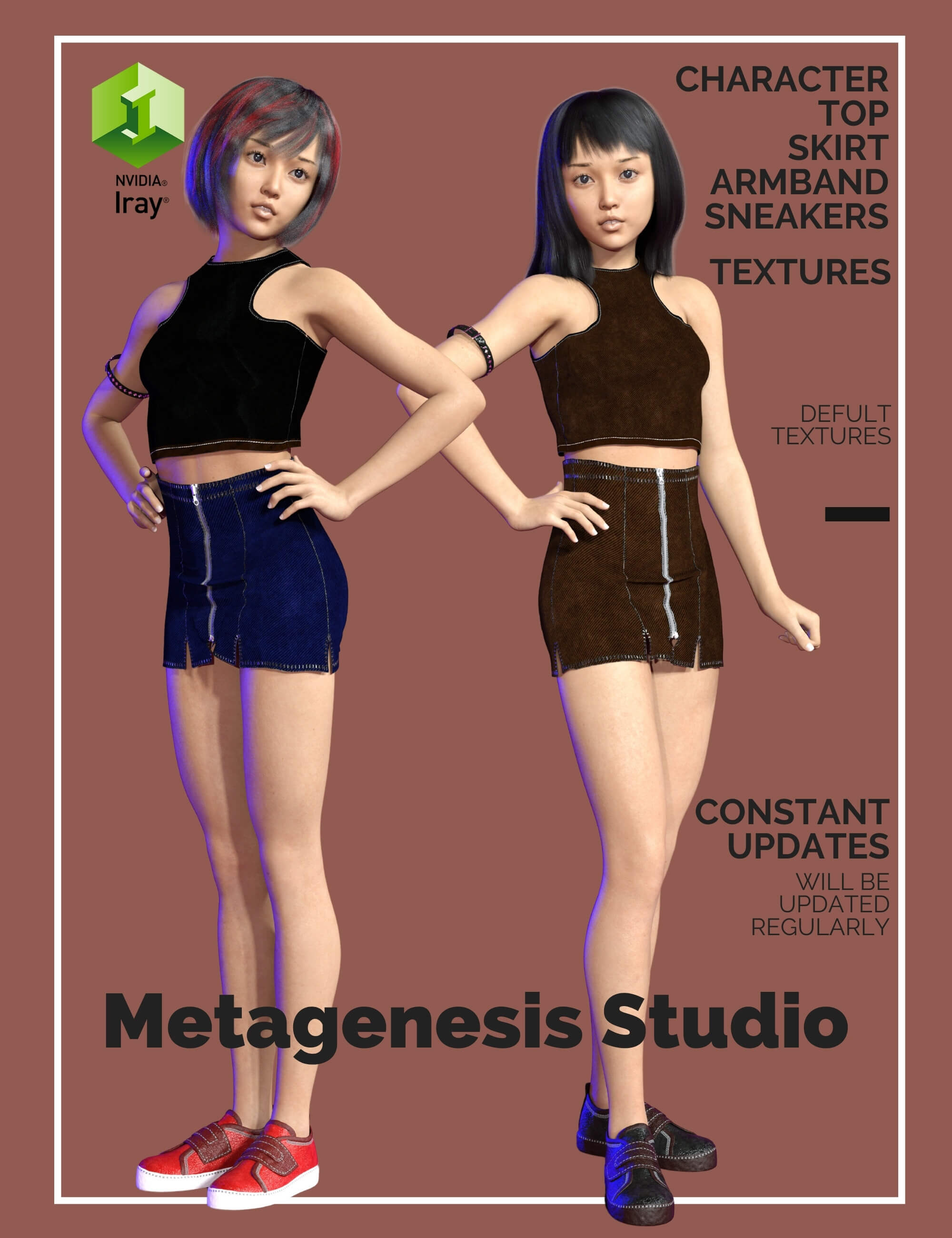 K-Pop Bundle for Genesis 8 and 8.1 Female Free Daz Content by metagenesis