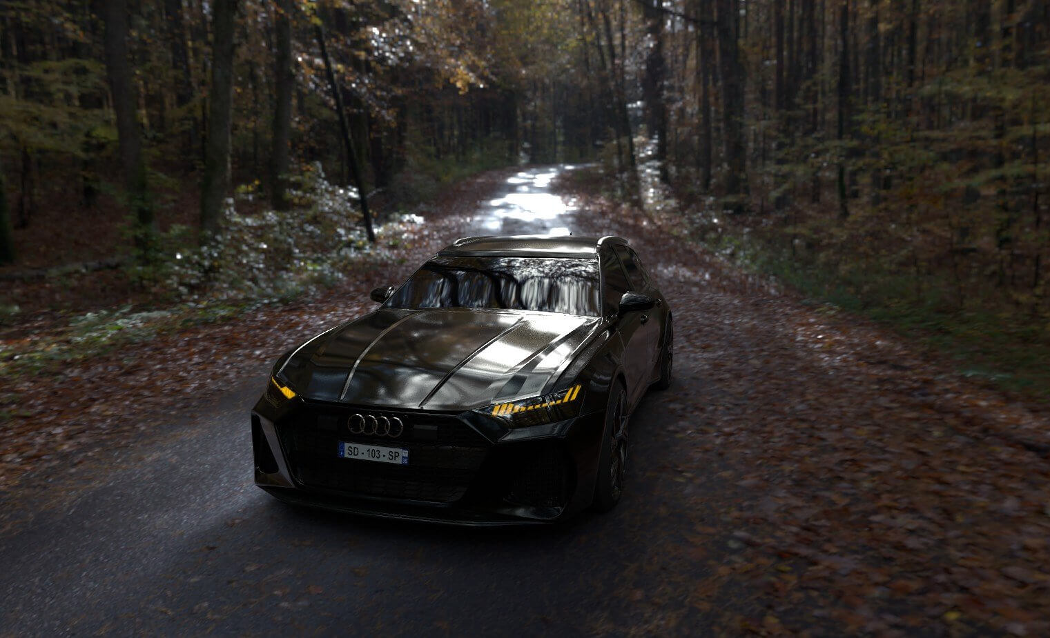 Audi RS8 - 3D Model by metalfreakqx