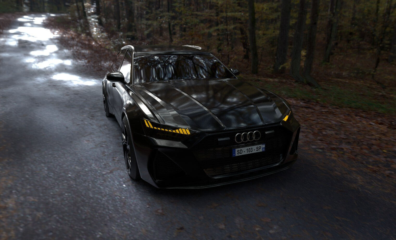 Audi RS8 - 3D Model by metalfreakqx