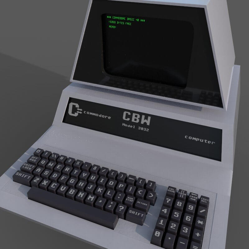 Commodore PET - 3D Model by metalfreakqx