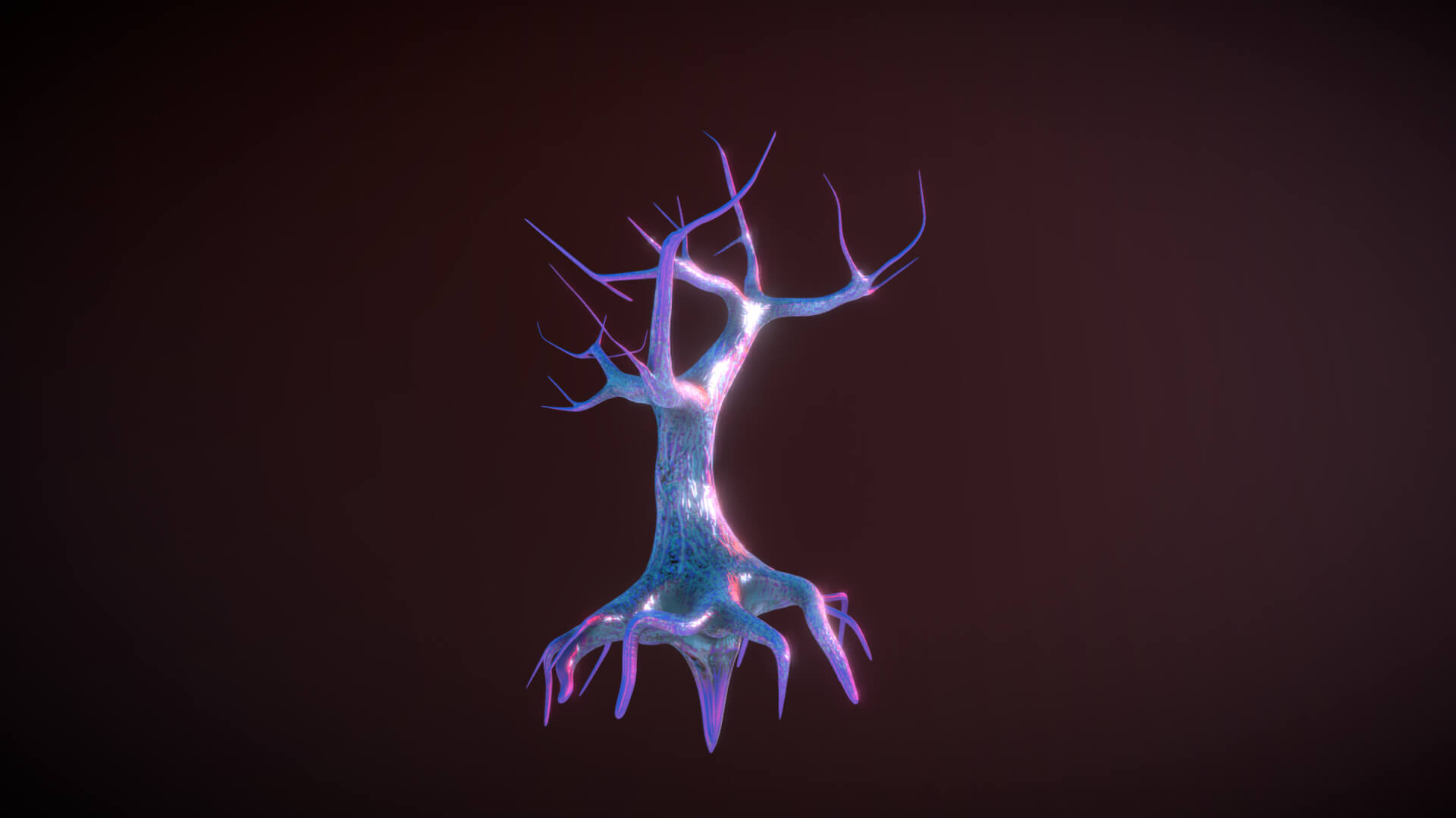 Crystalline Tree - 3D Model by metalfreakqx