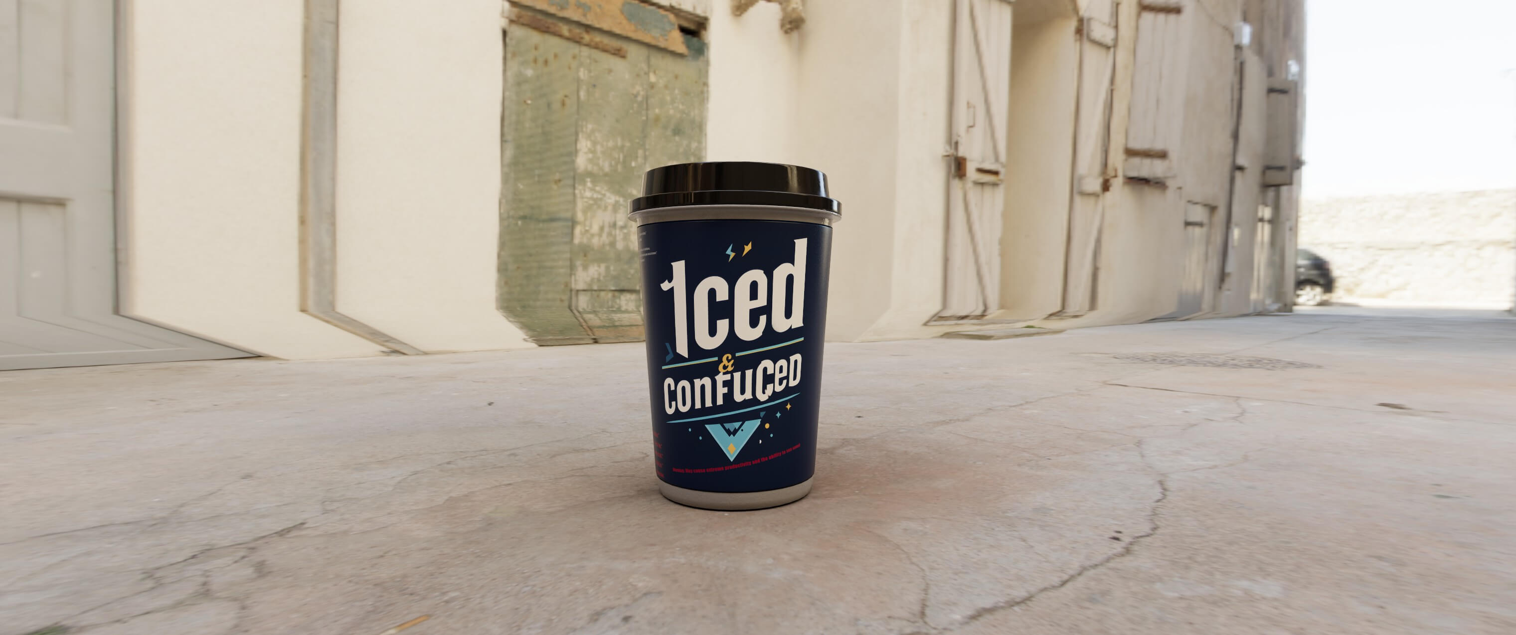 Iced Coffee Cup - Free 3D Model by metalfreakqx