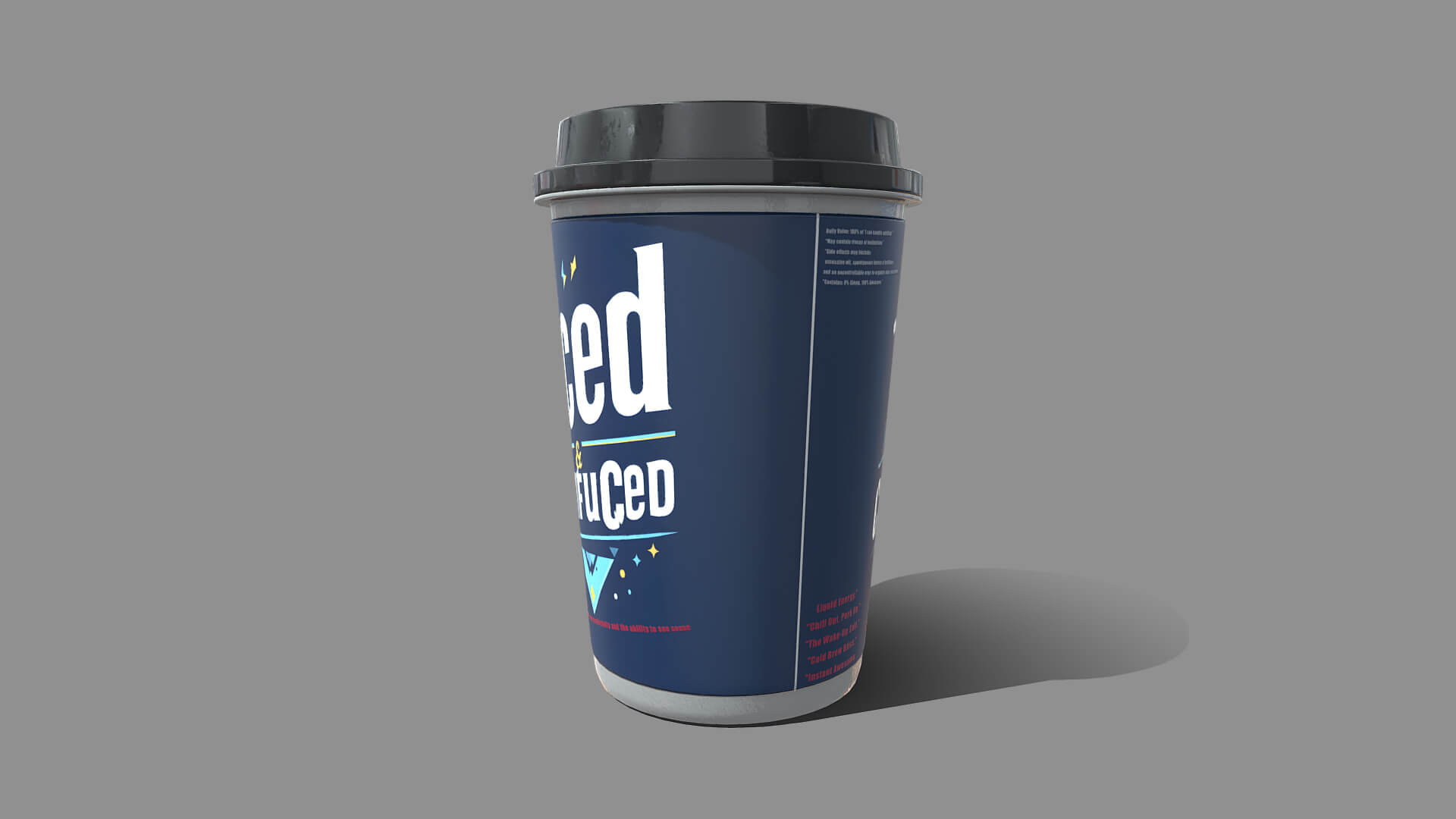 Iced Coffee Cup - Free 3D Model by metalfreakqx