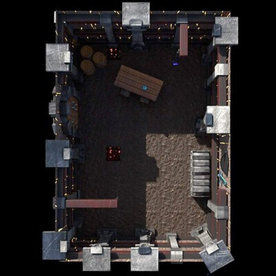 Dungeon - 3D Model by metalfreakqx