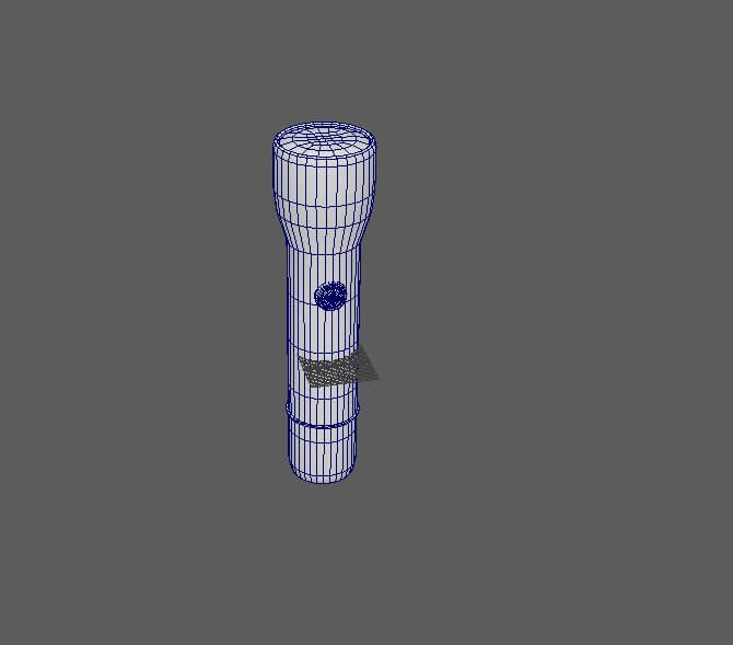 Flashlight - 3D Model by metalfreakqx