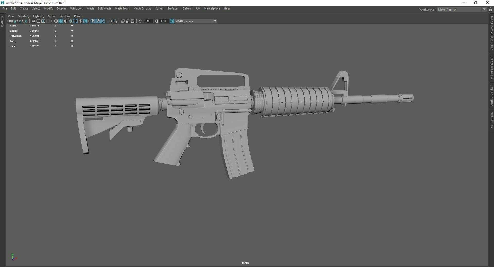 M16 Assault Rifle - 3D Model by metalfreakqx