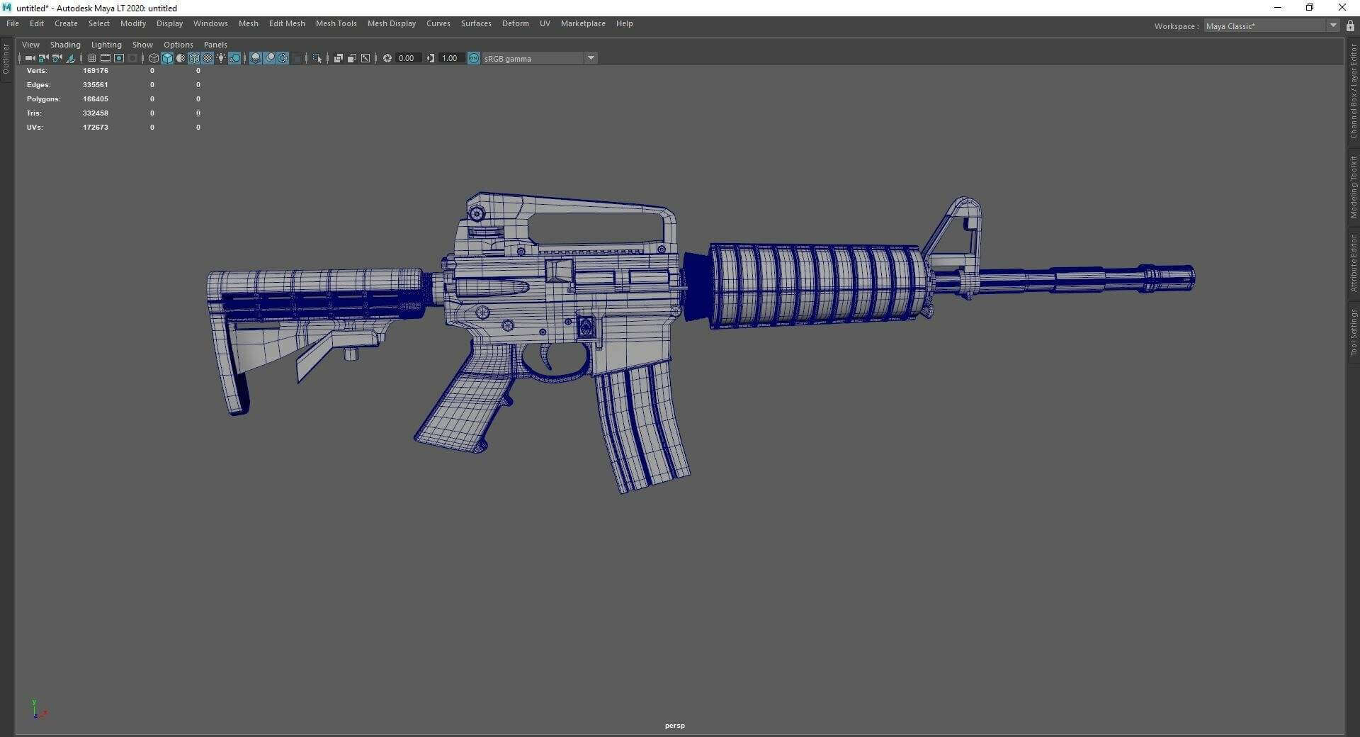 M16 Assault Rifle - 3D Model by metalfreakqx