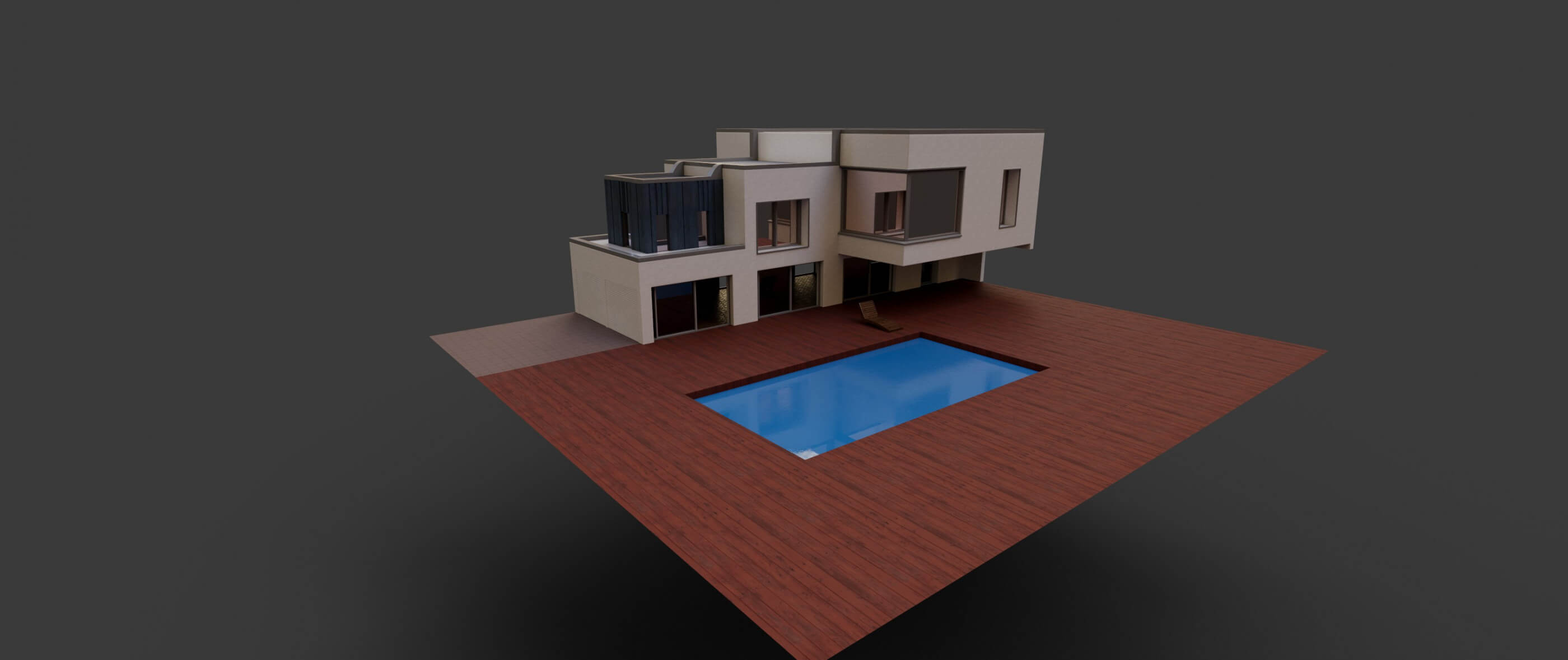 Modern Villa - 3D Model by metalfreakqx