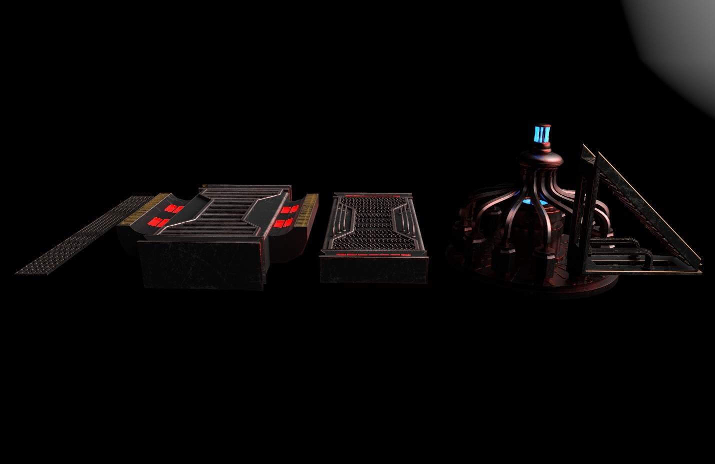 Scifi Assets - Free 3D Model by metalfreakqx