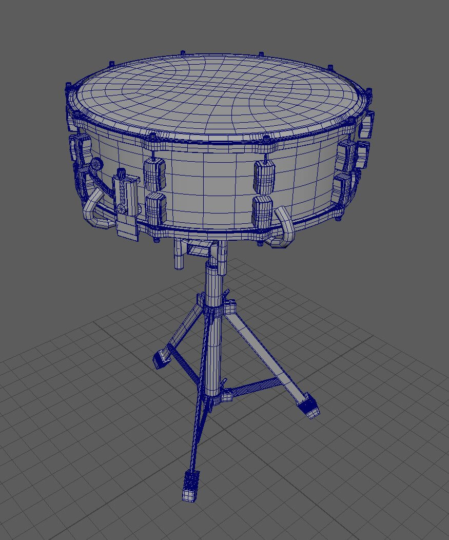 Snare Drum - 3D Model by metalfreakqx
