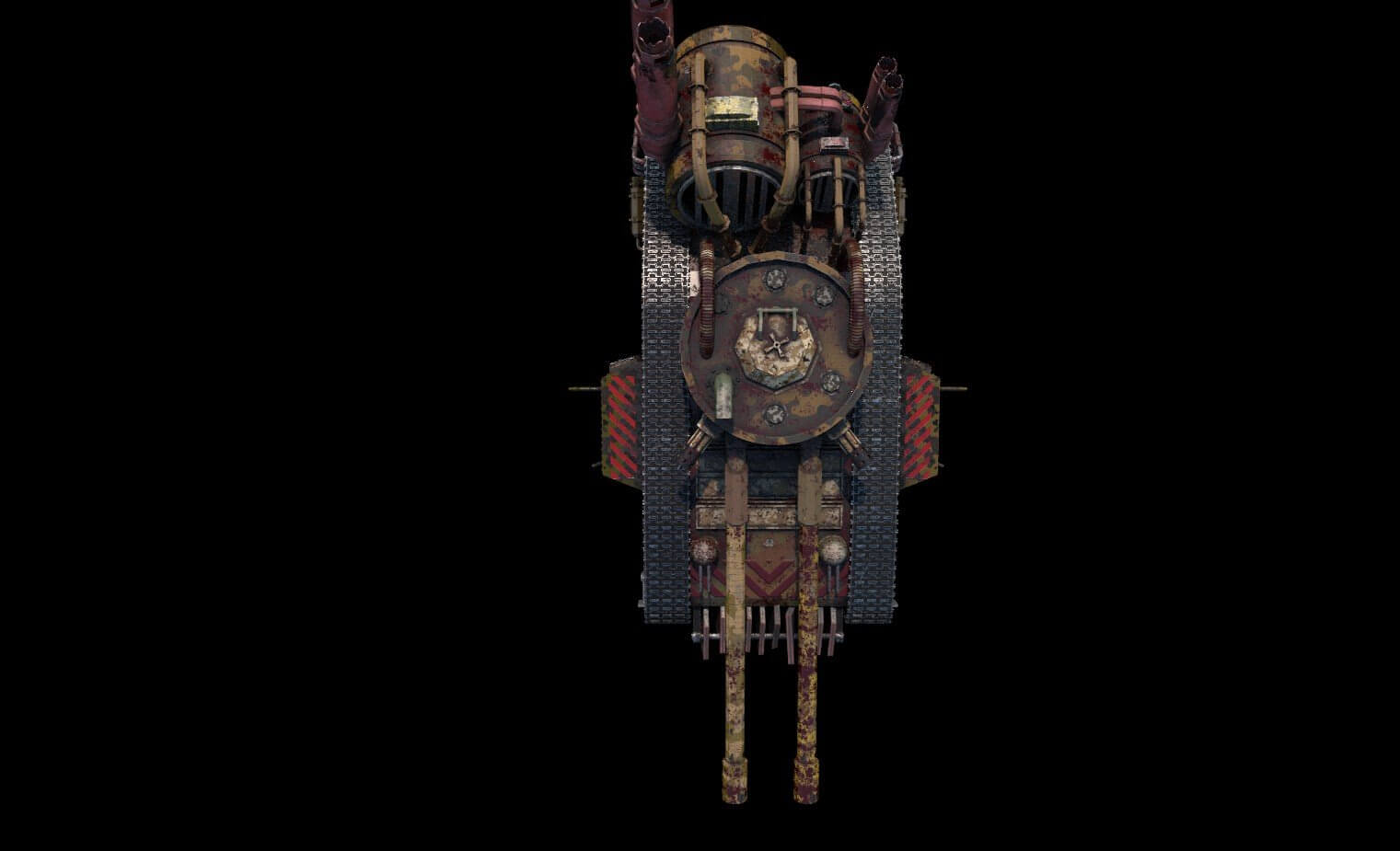 Steampunk Tank - 3D Model by metalfreakqx