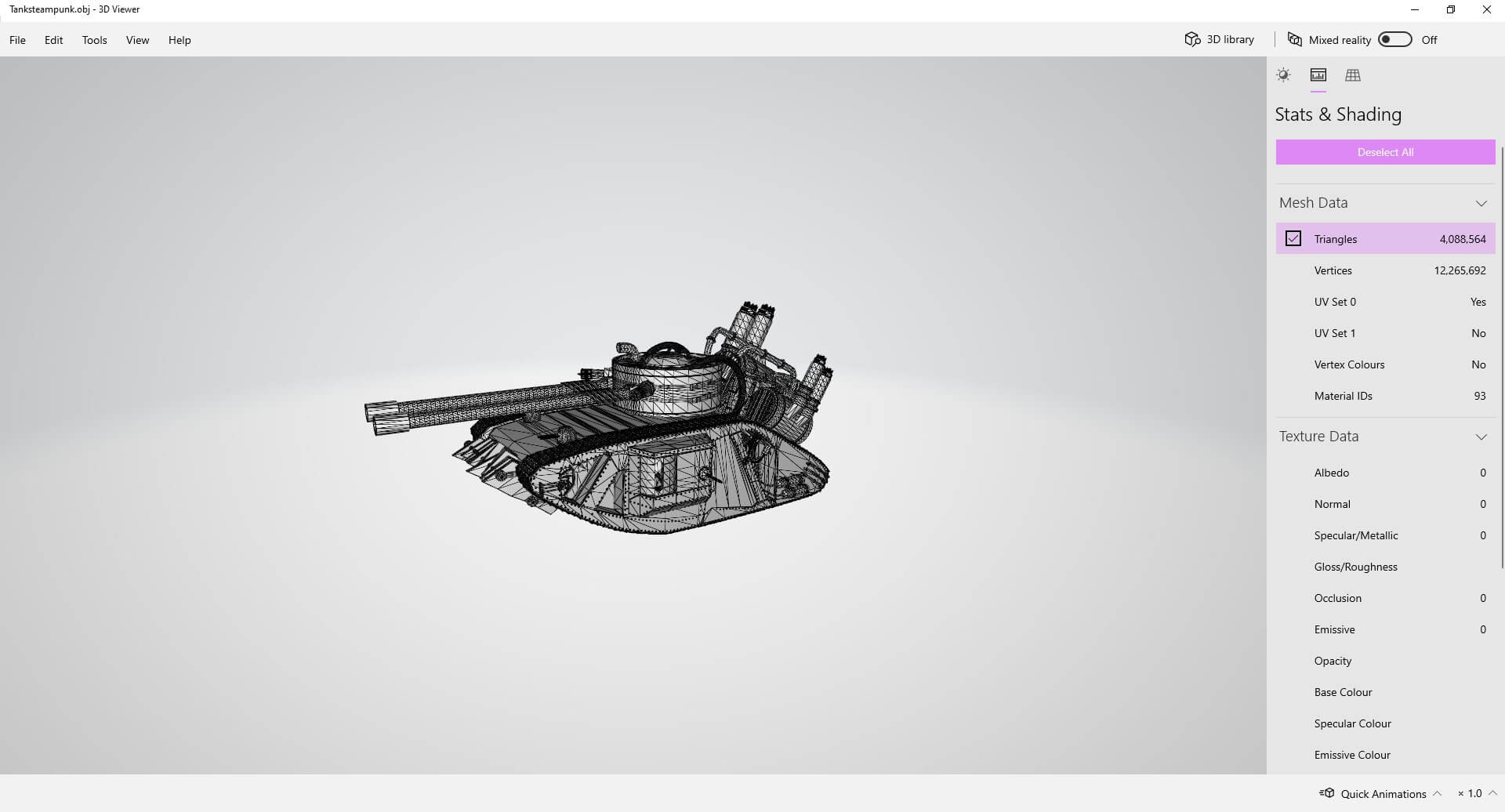 Steampunk Tank - 3D Model by metalfreakqx