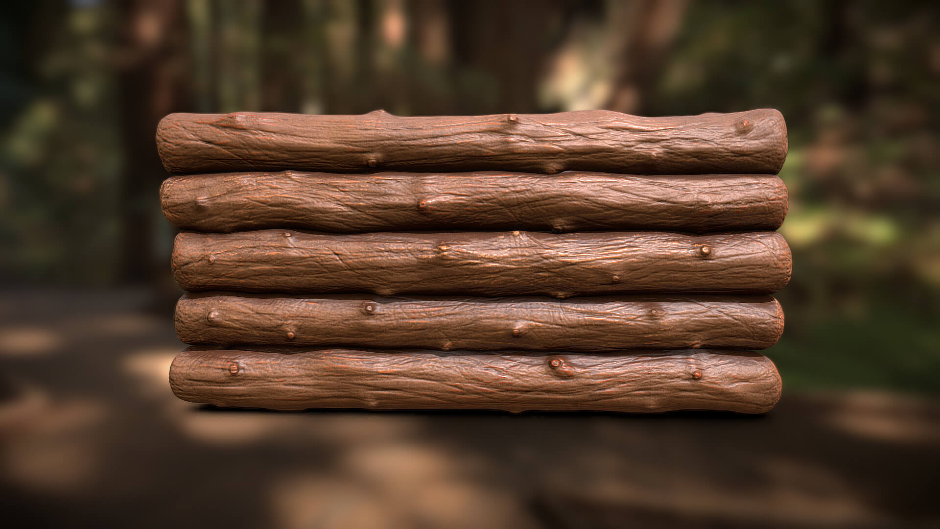 Stylized Wood Wall - 3D Model by metalfreakqx