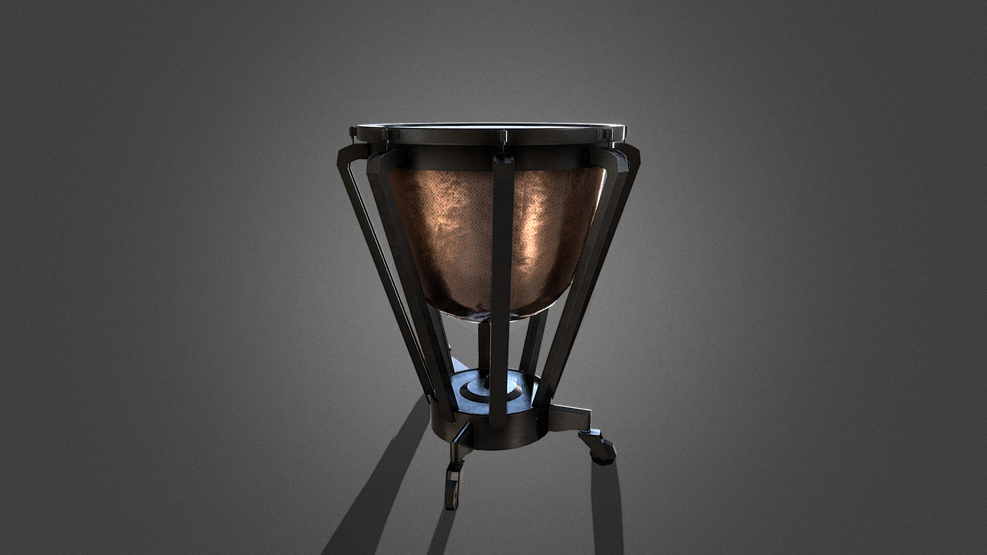 Timpani kettledrums - 3D Model by metalfreakqx