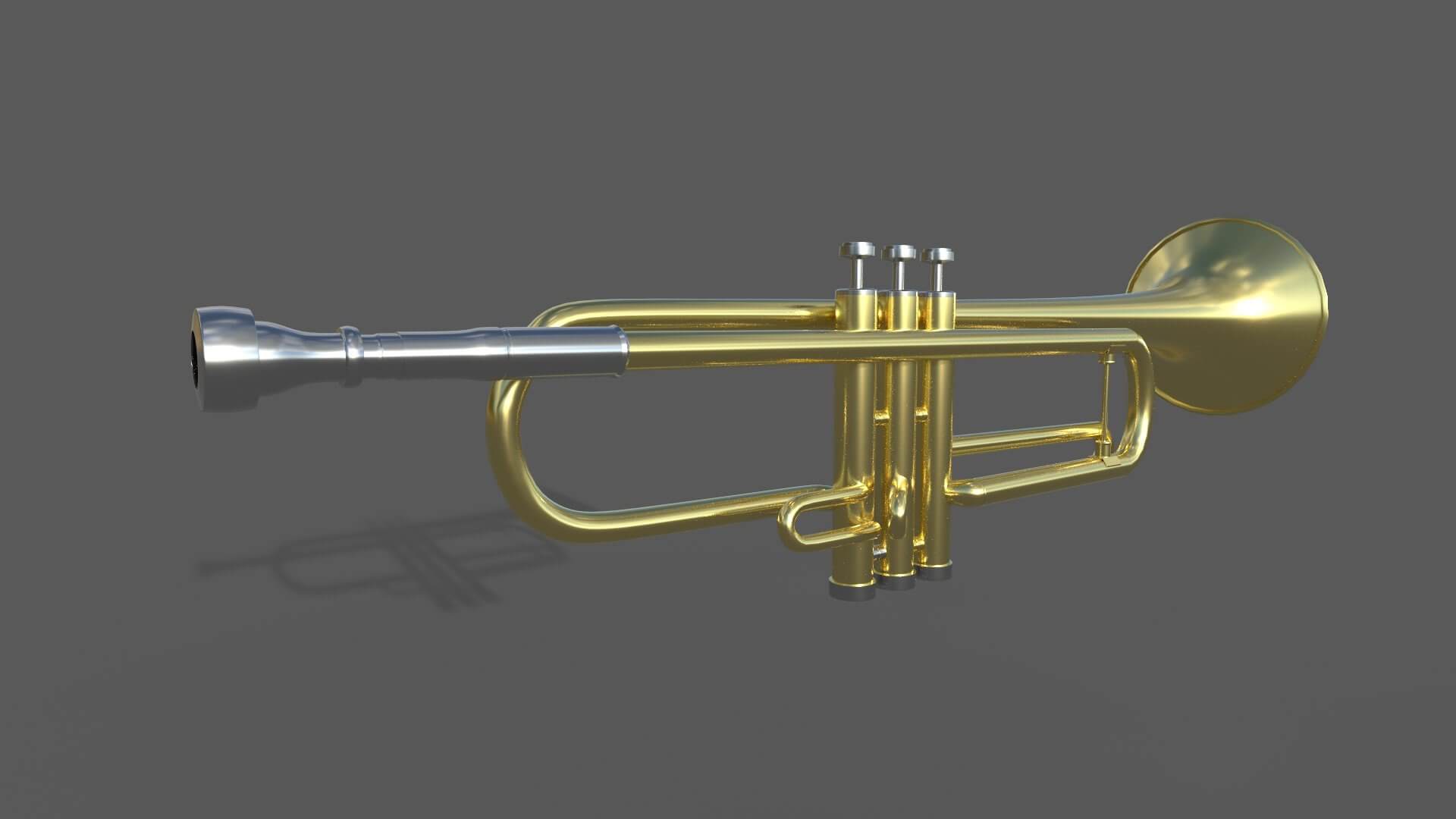 Trumpet - 3D Model by metalfreakqx