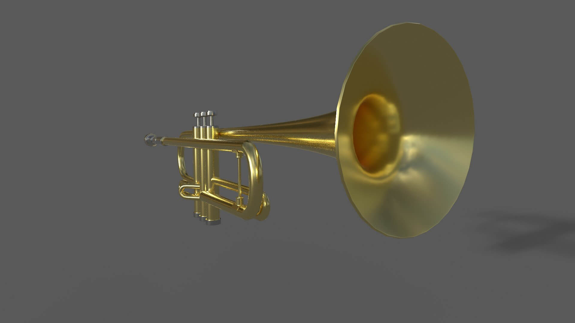 Trumpet - 3D Model by metalfreakqx