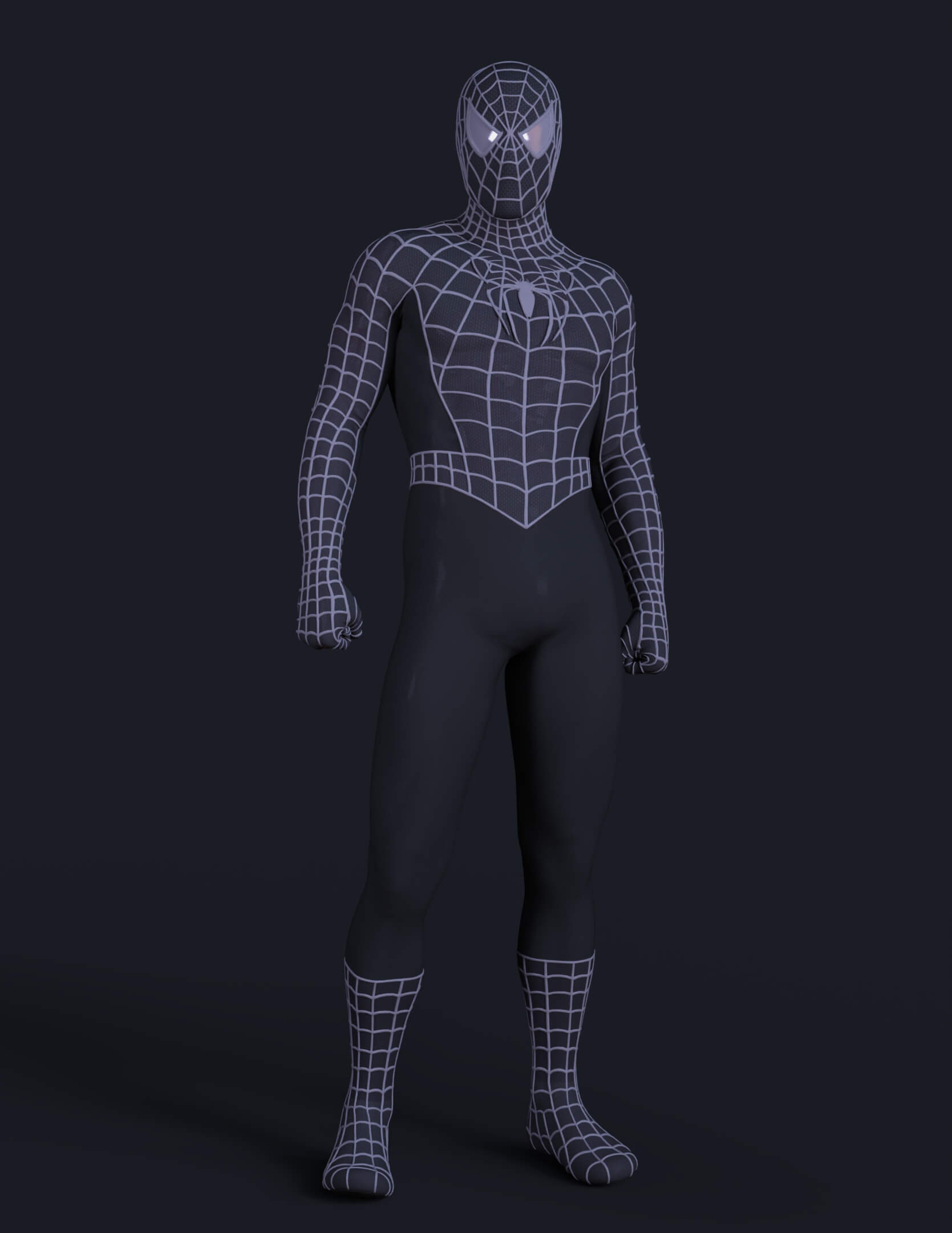 Symbiote Spider-Man 2007 - Raimi Ver for Genesis 8/8.1 Male Daz Content ...