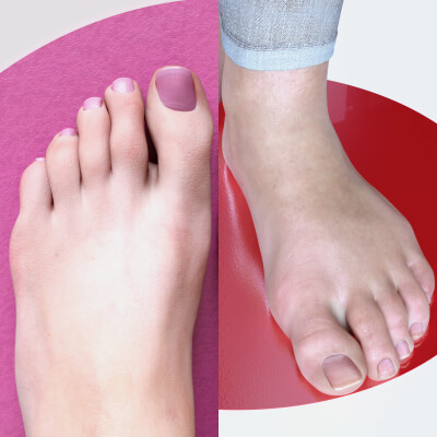 MP Realistic Feet for Genesis 9, Genesis 8 and 8.1 Female by Metaphoral
