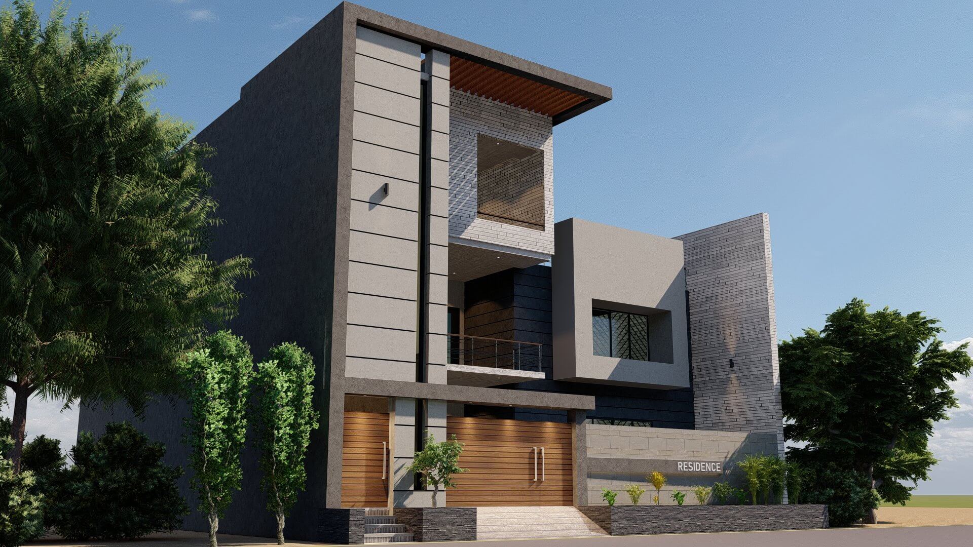 Modern House - 3D Model by mfarhank