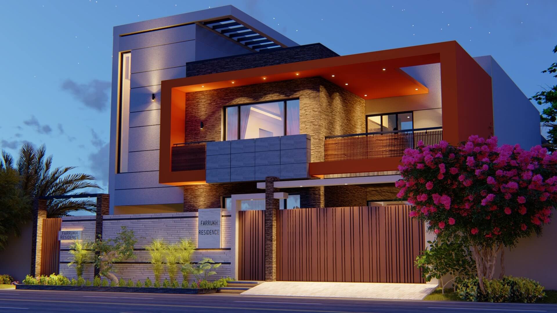 Modern Residence - 3D Model by mfarhank