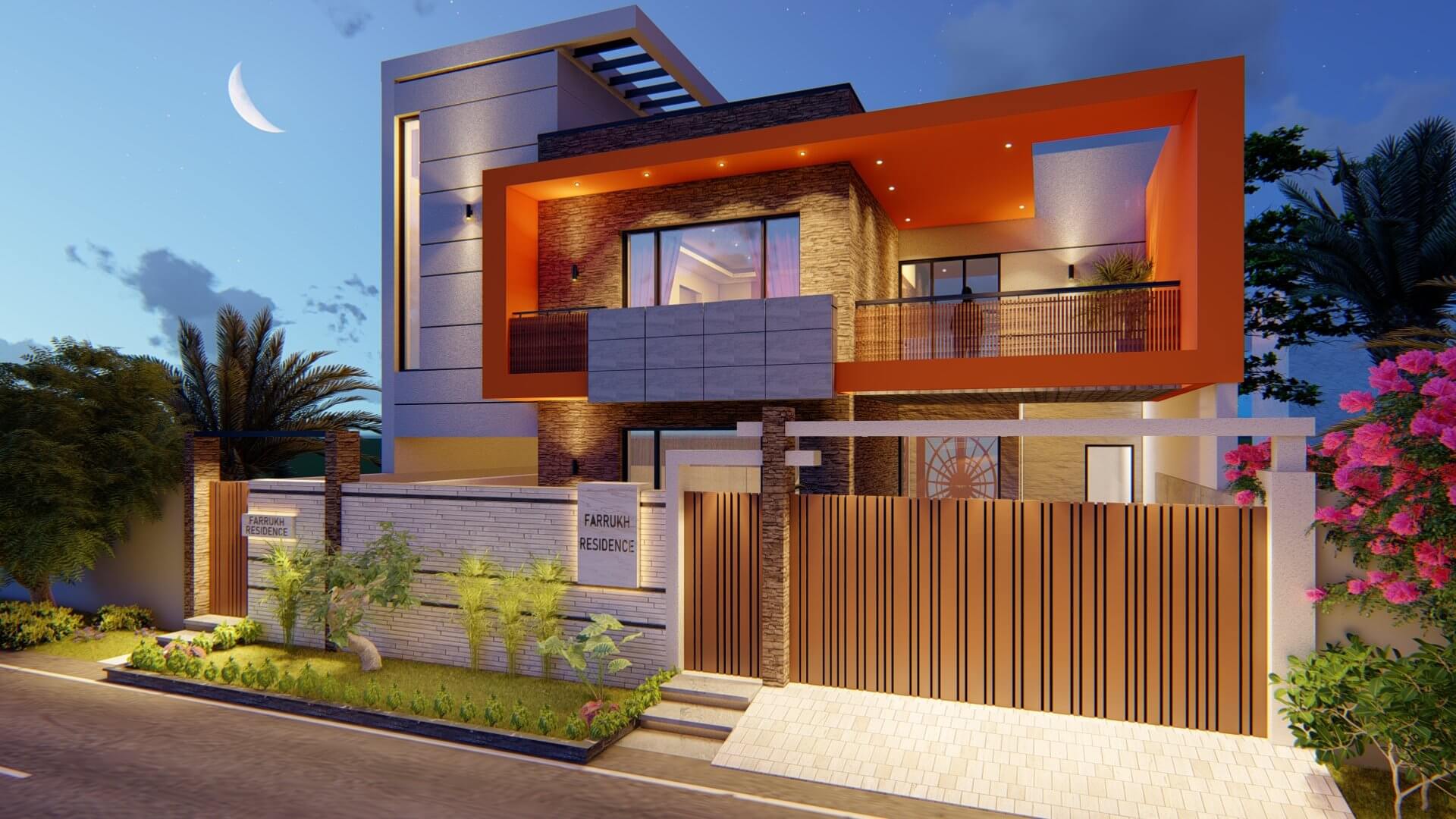 Modern Residence - 3D Model by mfarhank