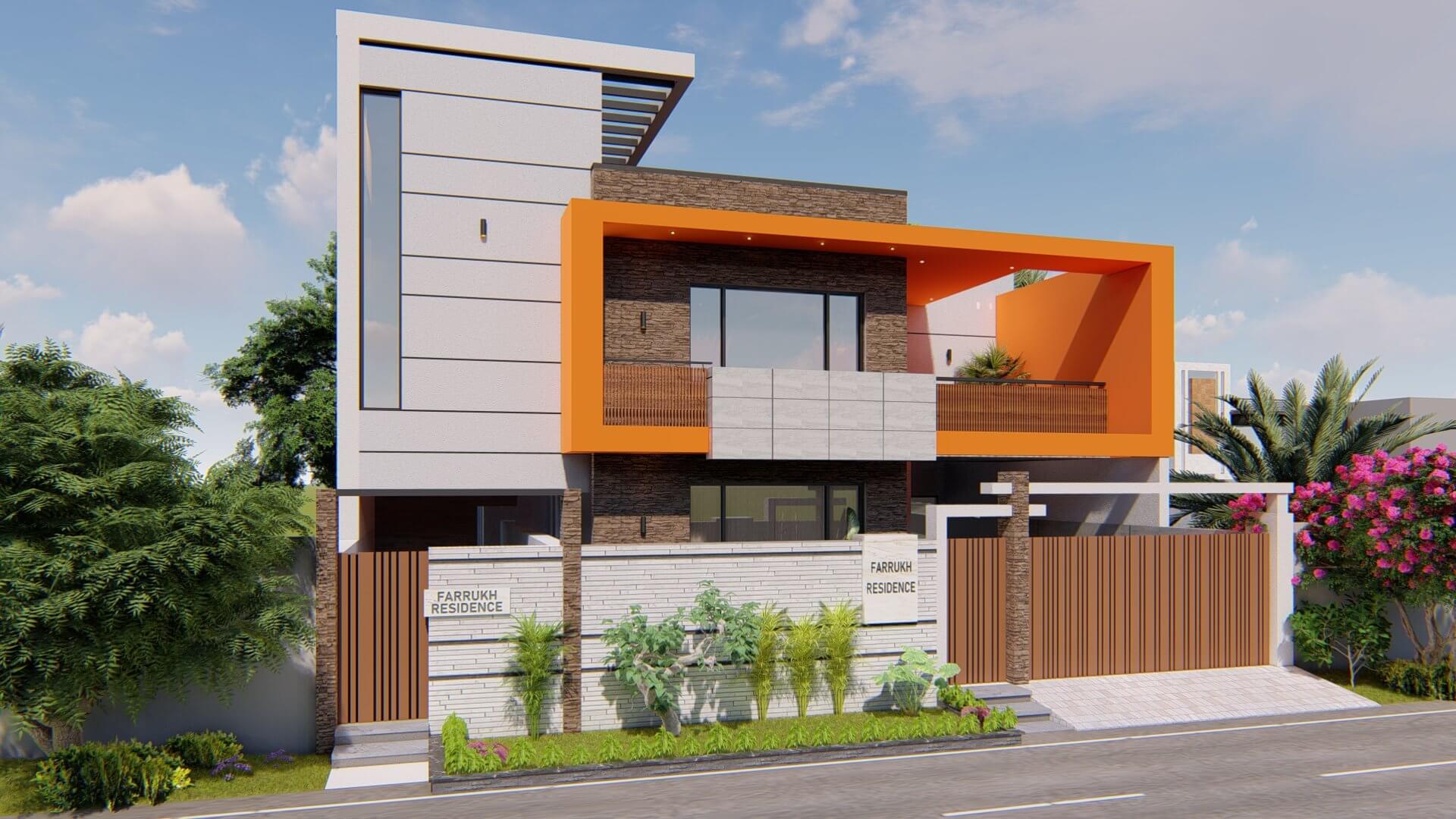 Modern Residence - 3D Model by mfarhank