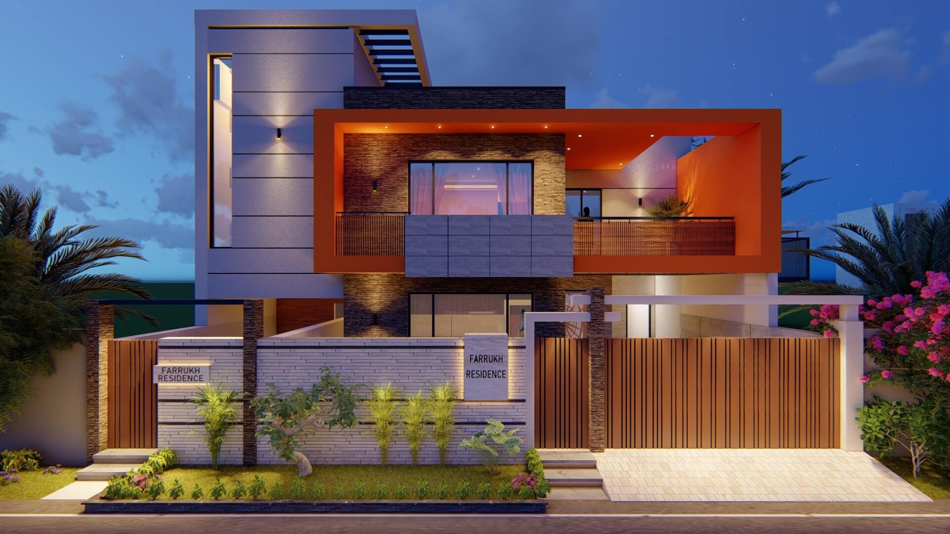 Modern Residence - 3D Model by mfarhank