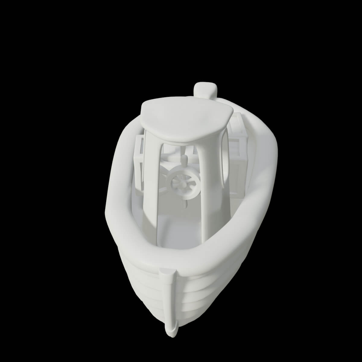 Cargo Boat - 3D Model by mg53