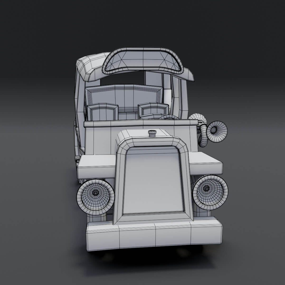 Cartoon Bus - 3D Model by mg53