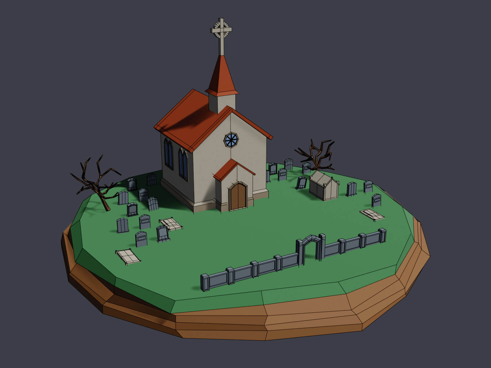 Church - 3D Model by mg53