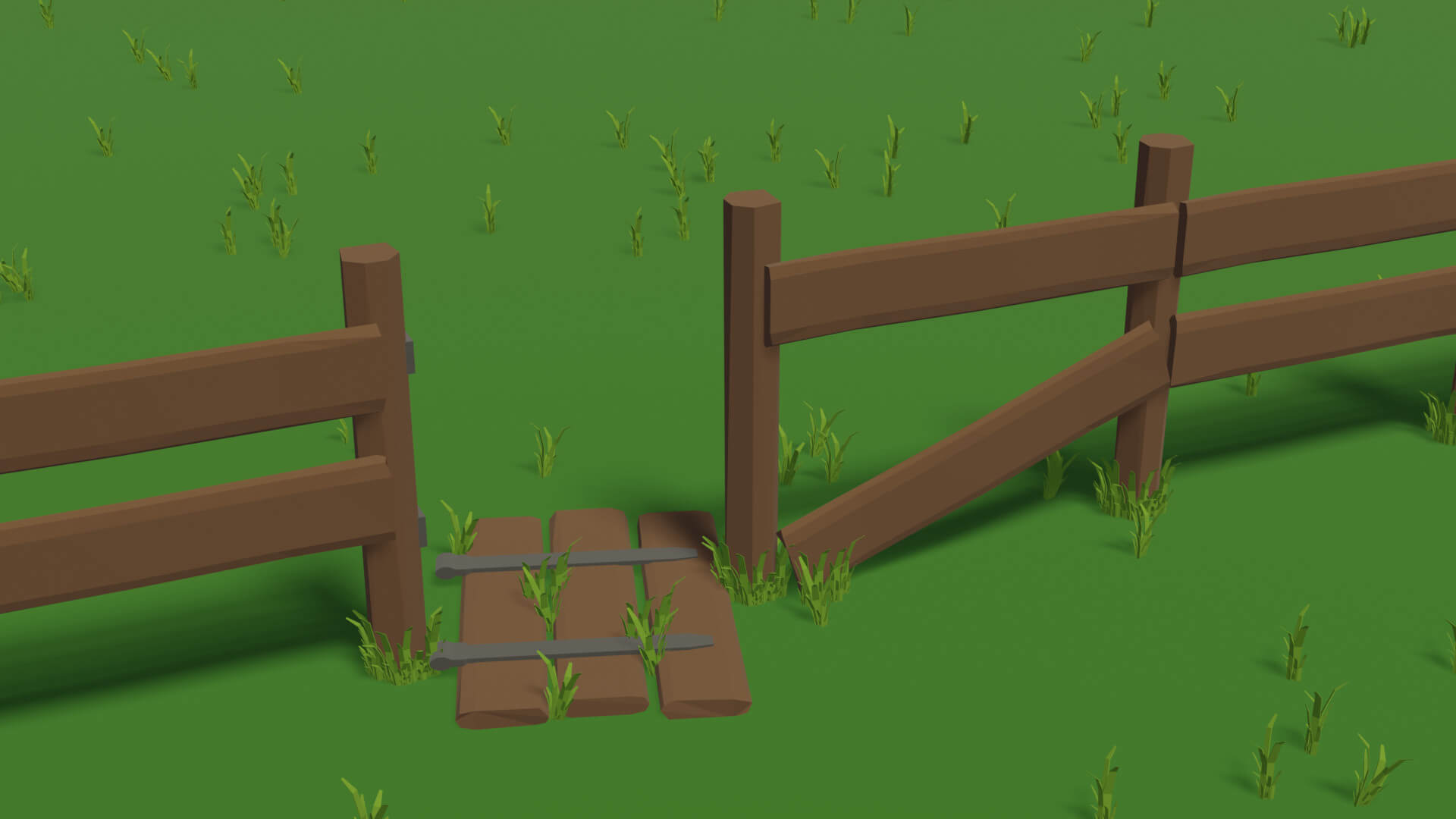 Farm Fence - 3D Model by mg53