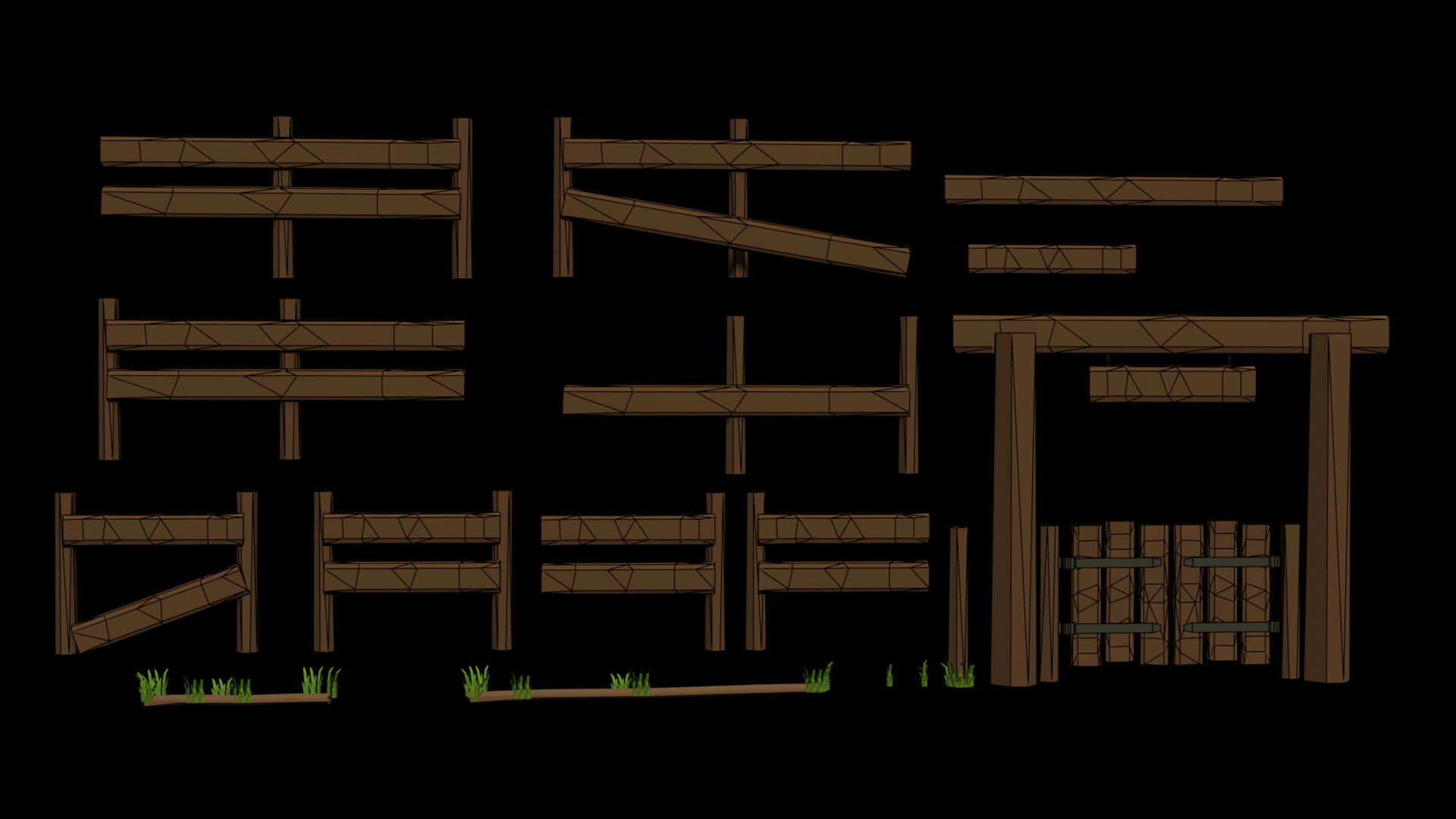 Farm Fence - 3D Model by mg53